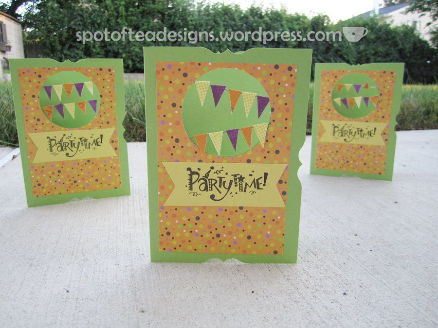 Use Your Stash Challenge: Negative Space Pennants - Spot of Tea Designs