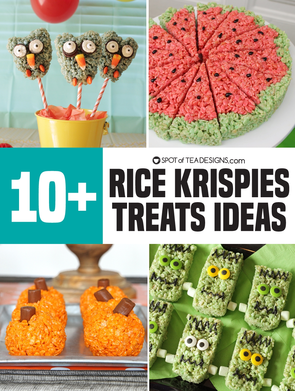 10+ Themed Rice Krispies Treats Ideas - Spot of Tea Designs