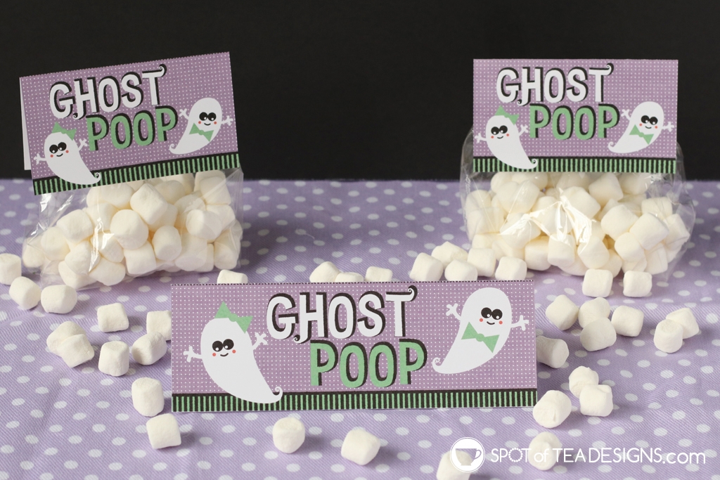 Printable Halloween Bag Toppers - Spot of Tea Designs