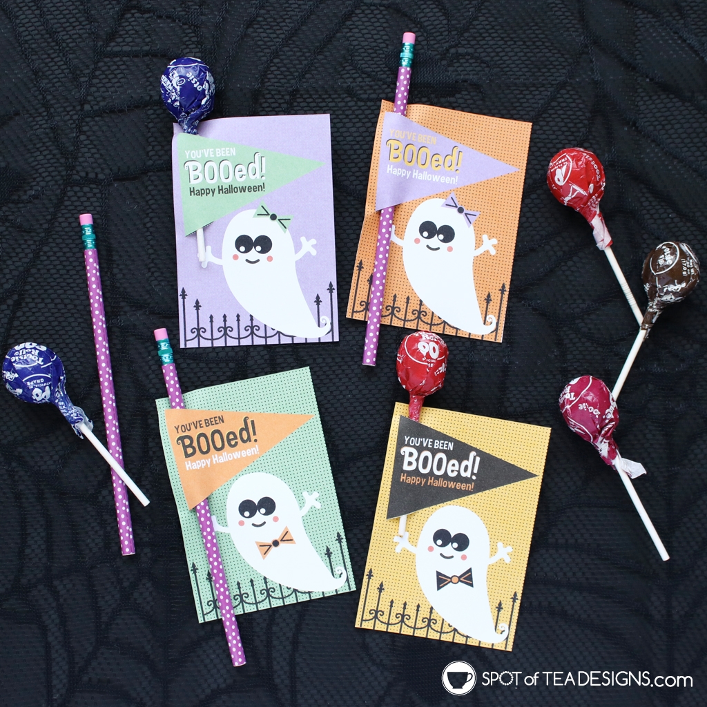 You've Been Booed Printable Halloween Lollipop Holders - Spot of Tea ...