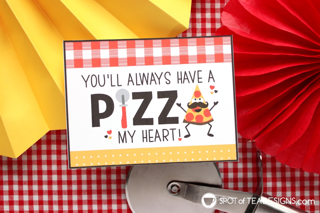 Pizza My Heart Father's Day Printables - Spot of Tea Designs