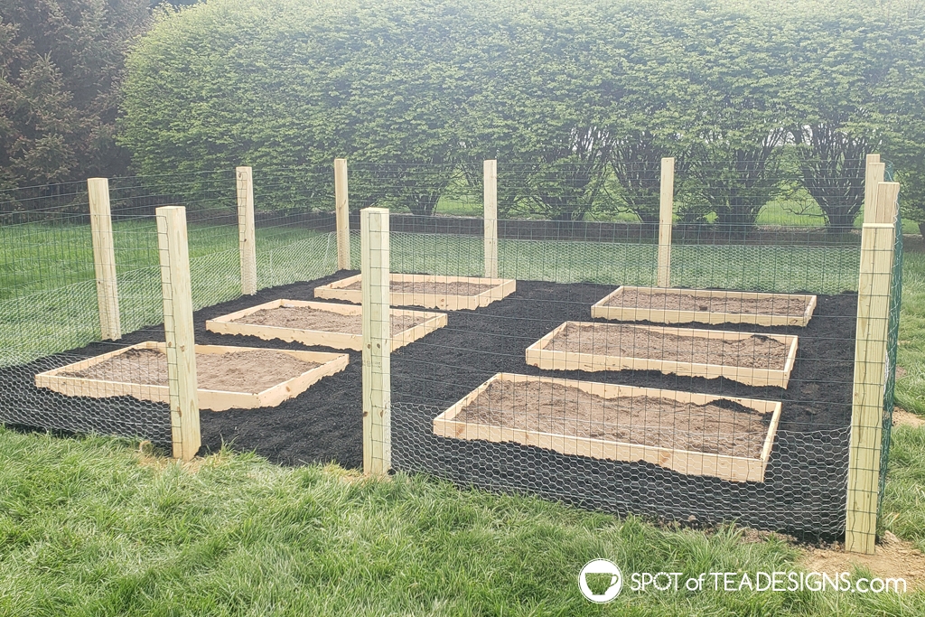 Vegetable Garden Fence Design From Wood