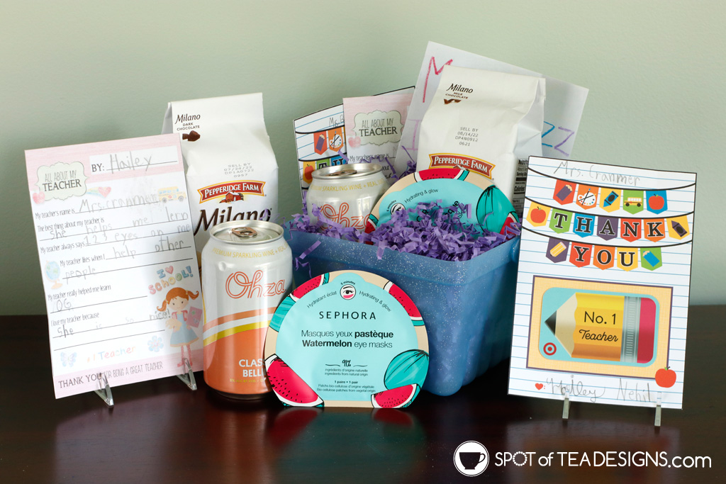 Last Day of School Year Teacher Gift - Spot of Tea Designs