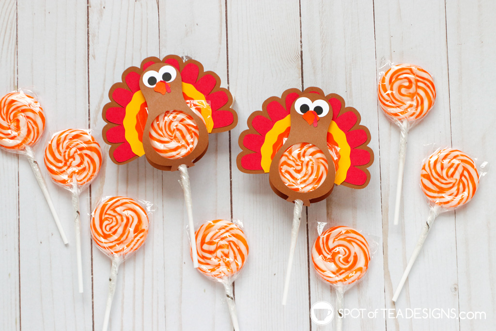 Thanksgiving Turkey Lollipops - Spot of Tea Designs