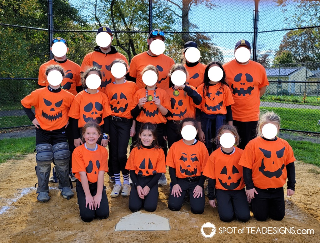 Jack-O-Lantern Group Halloween Costume - Spot of Tea Designs