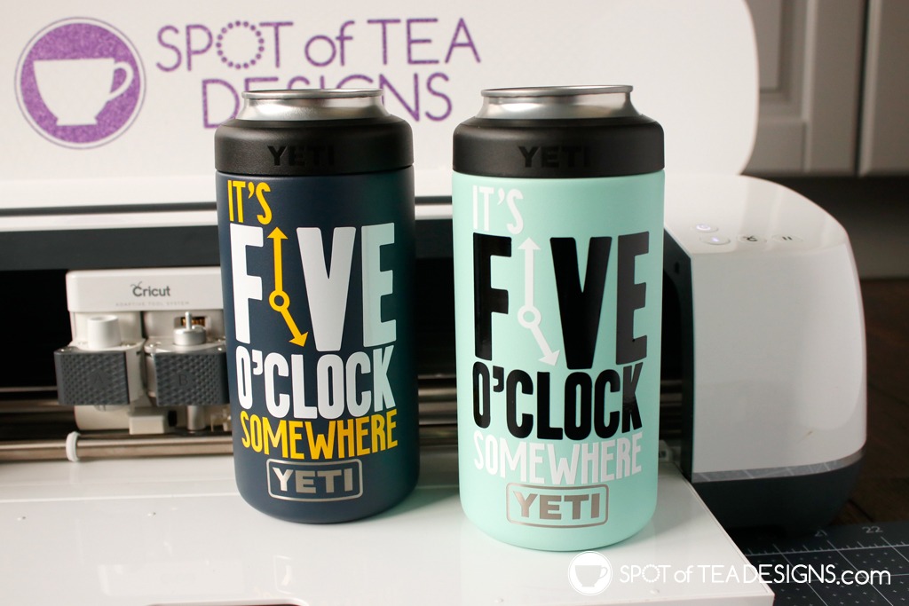 It's Five O'Clock Somewhere SVG - Spot of Tea Designs