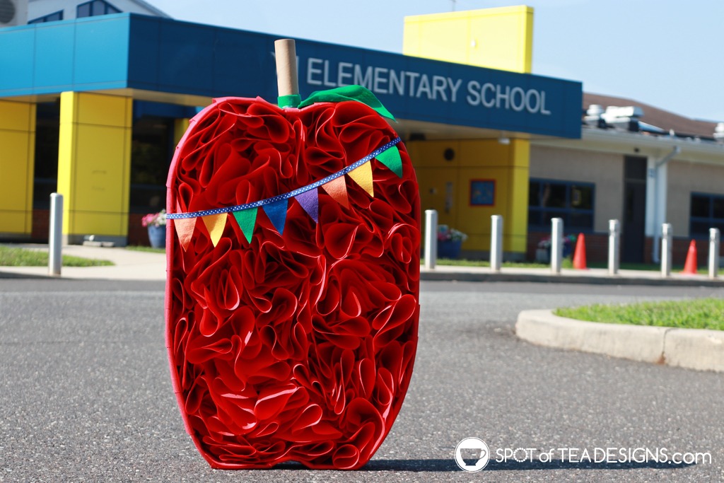 Foam Board Apple Photo Prop - Spot of Tea Designs