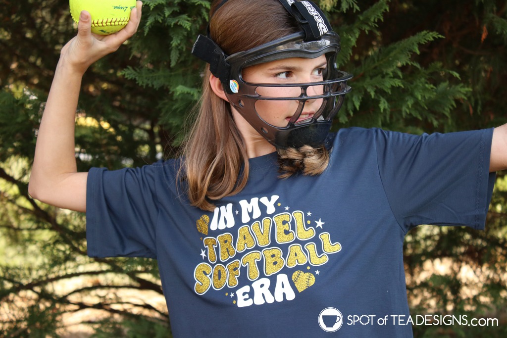 In My Travel Softball Era T-shirt - Spot of Tea Designs