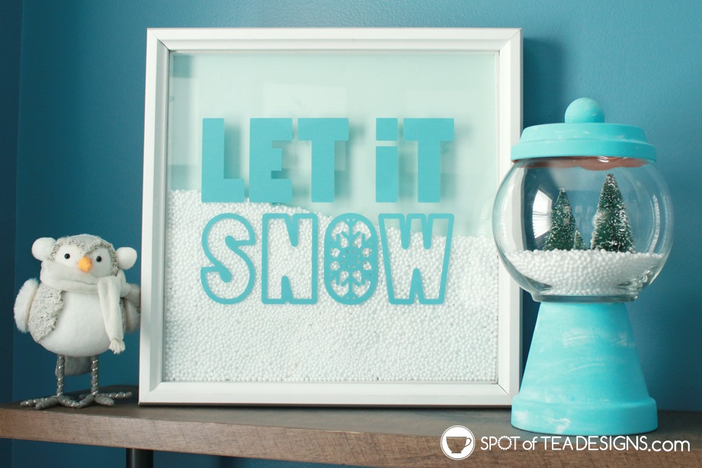 DIY Winter Snow Decor - Spot of Tea Designs