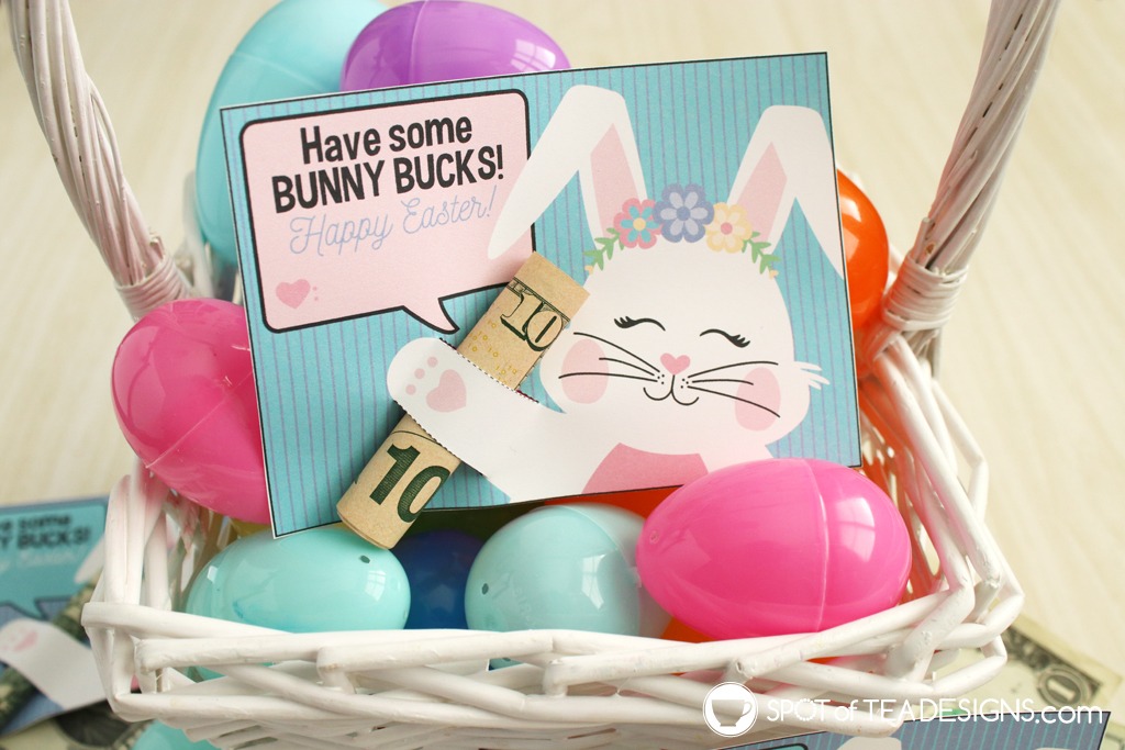 Bunny Bucks Easter Money Holders - Spot of Tea Designs
