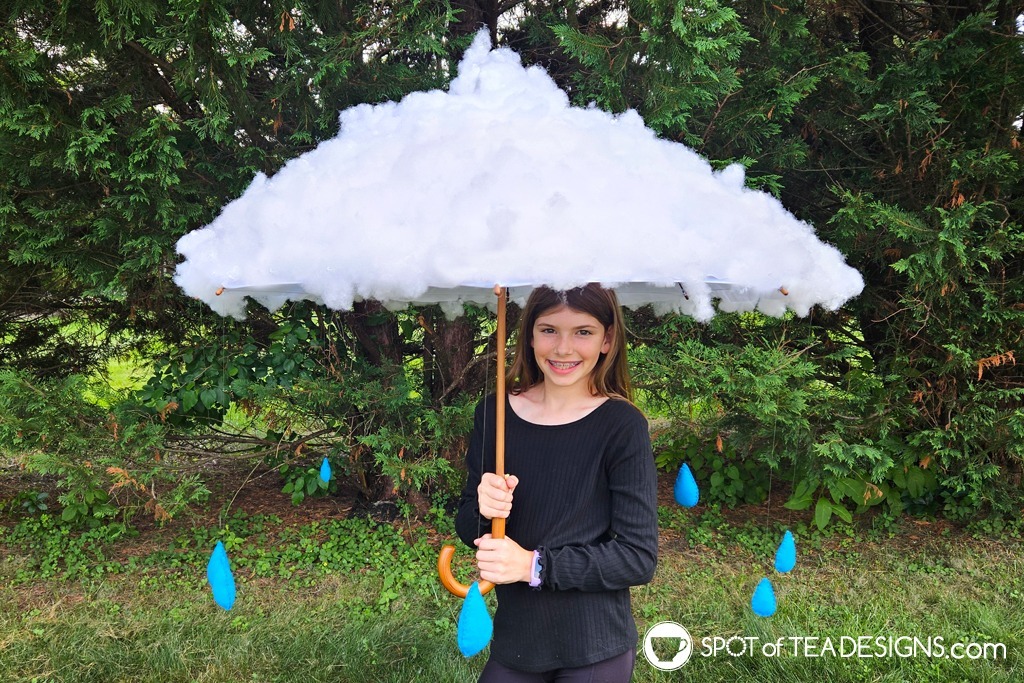 DIY Rain Cloud Costume - Spot of Tea Designs